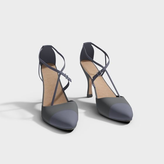 Elegant High Heels 3D model