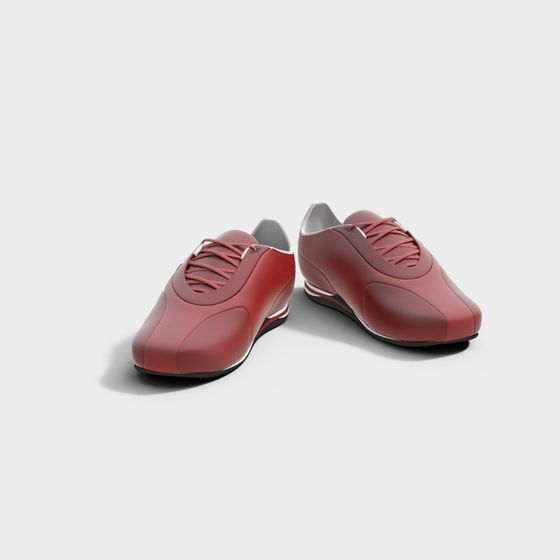 Urban Runner Low-Poly Sneaker 3D model