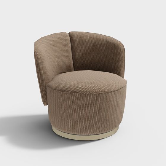Cushy Swivel Chair 3D model