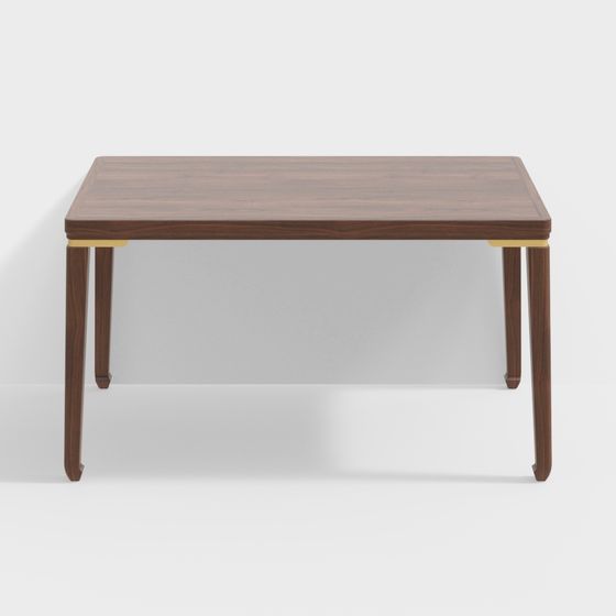 1.4m Dining Table 3D Model – Family-Friendly Free