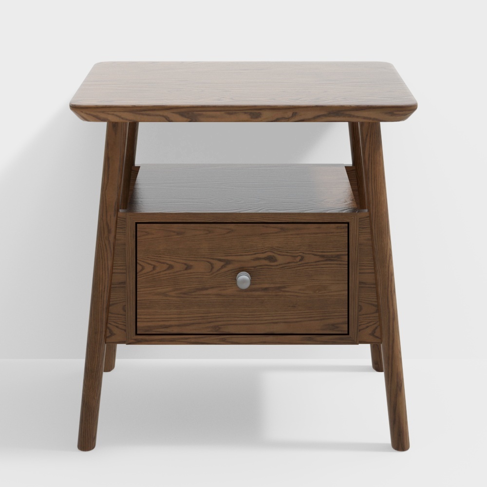Realistic Bedside Table 3D Model for Interiors | Coohom