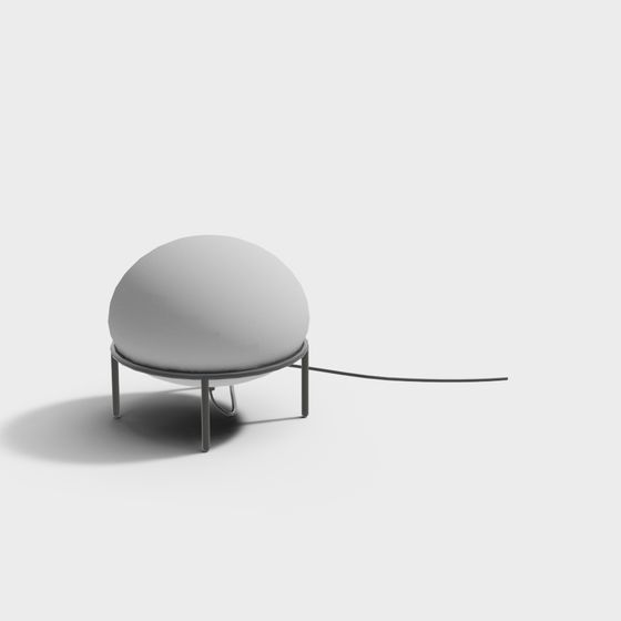 Spherical Table Lamp 3D model