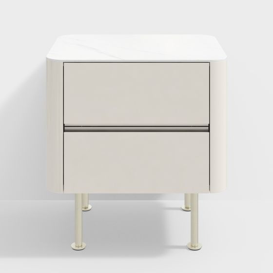 Urban Elegance Bedside Table 3D model