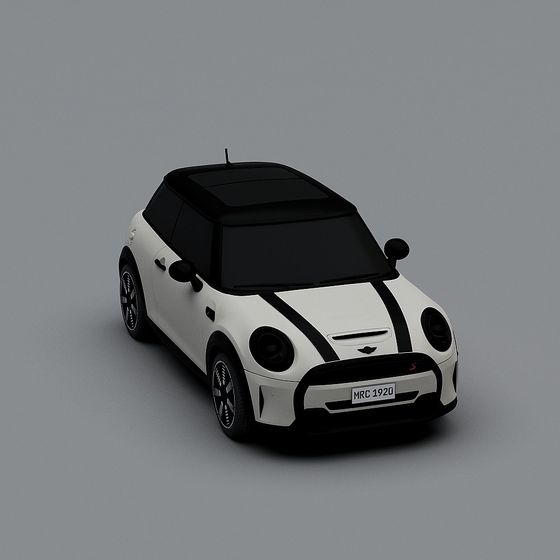 Stylish Mini Car 3D model