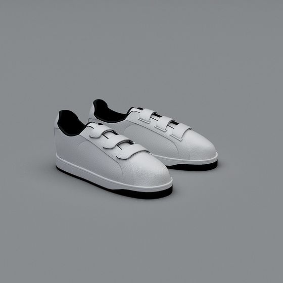 Stylish Low-Poly Sneakers 3D model for Urban Aesthetics