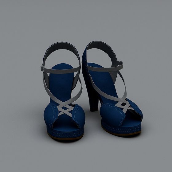 Elegant High Heel 3D Model for Creative Projects