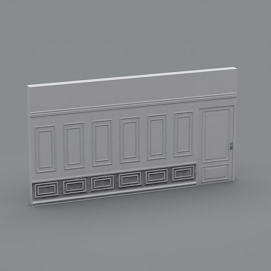 Low Poly Wall Panel 3D model for Modern Design