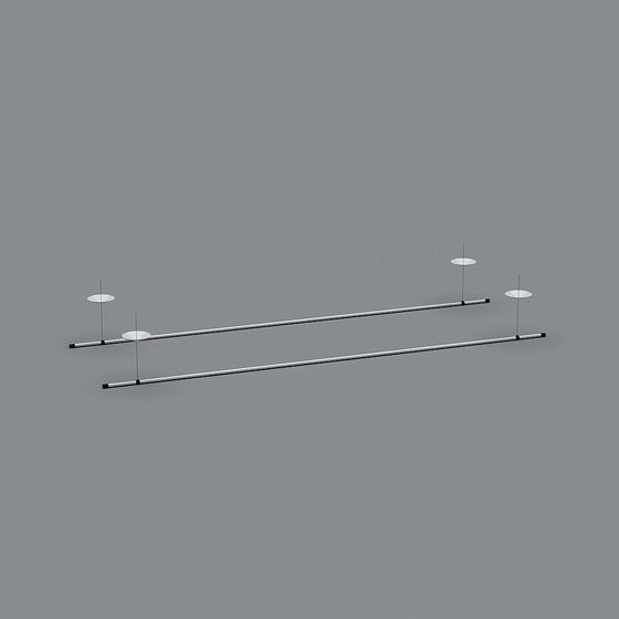 Minimalist Low-Poly Light Fixture 3D model