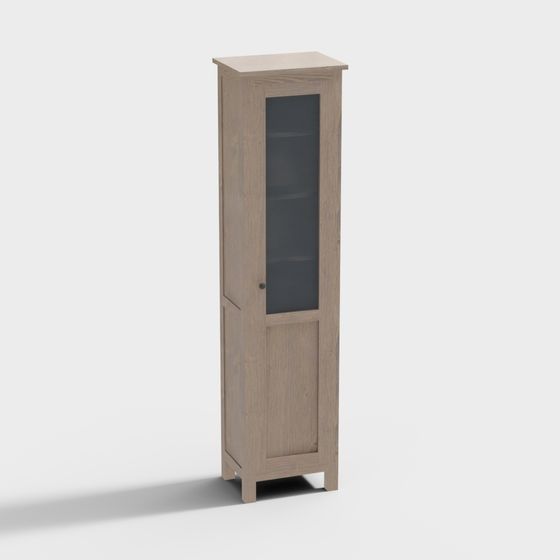 Sleek Practical Storage Cabinet 3D model