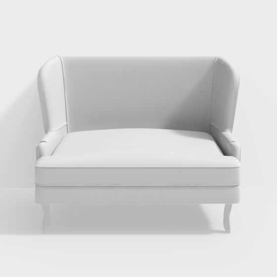 Stylish 3D Sofa Model for Contemporary Spaces