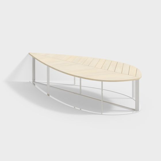 Streamline Coffee Table 3D model