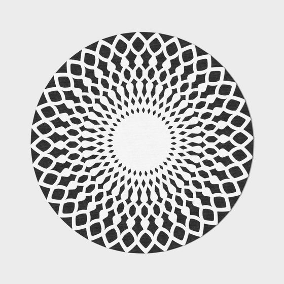 Lattice Round Rug 3D Model