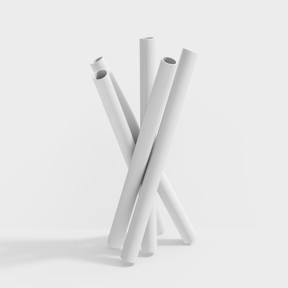 Stylized Pipes 3D model