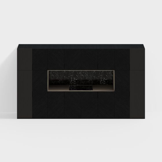 Urban Shadow Cabinet 3D model for Modern Spaces