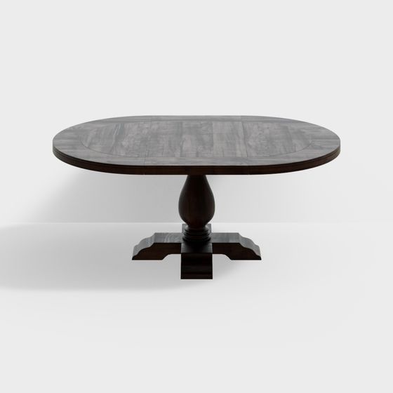 Elegant Round Table 3D model for Modern Design