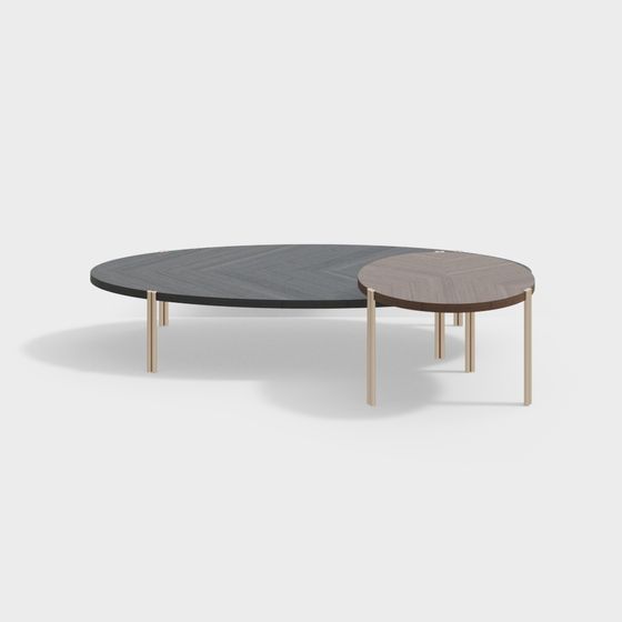Herringbone Coffee Table 3D model