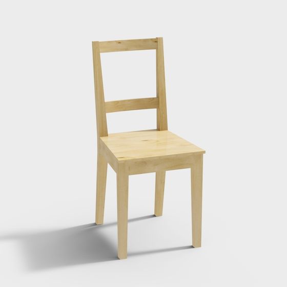 IKEA Chair 3D Model – Stylish Earth Tone Free