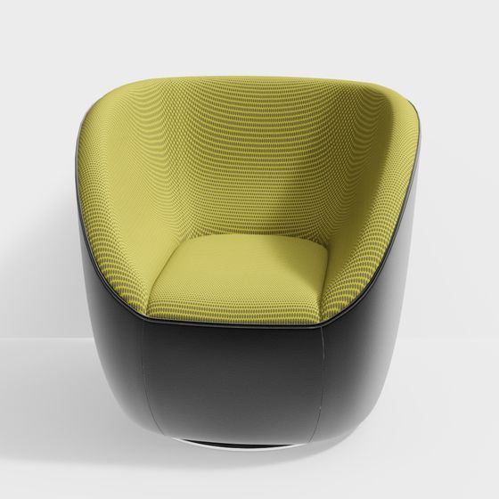 Stylish Low-Polygon Chair 3D model