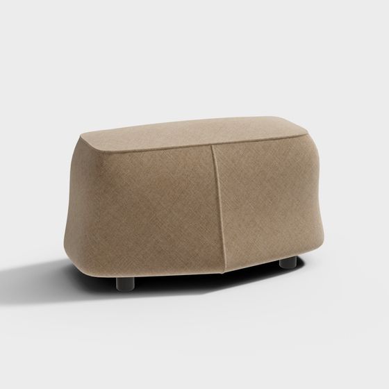 Cozy Ottoman 3D model