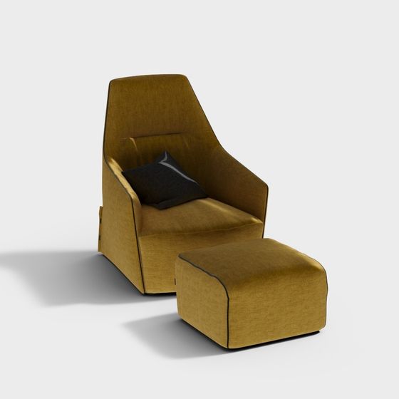 Cozy Lounge Chair 3D model