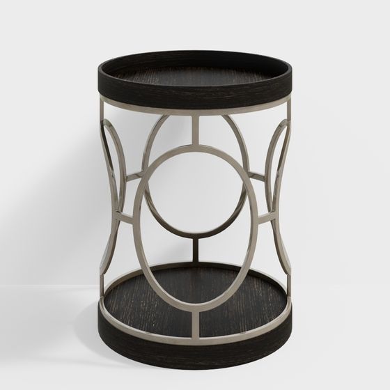 Unique Ring Side Table 3D model