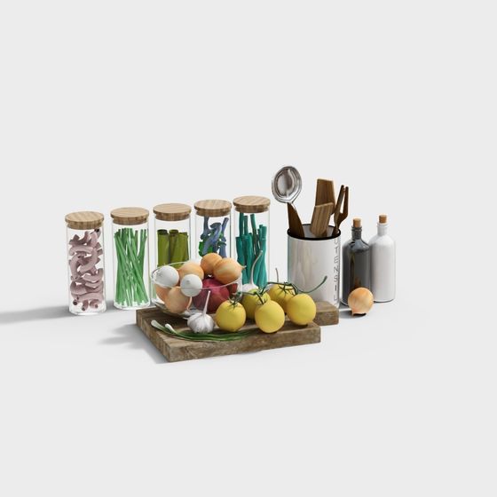 Cozy Cooking Corner 3D model for Kitchen Design