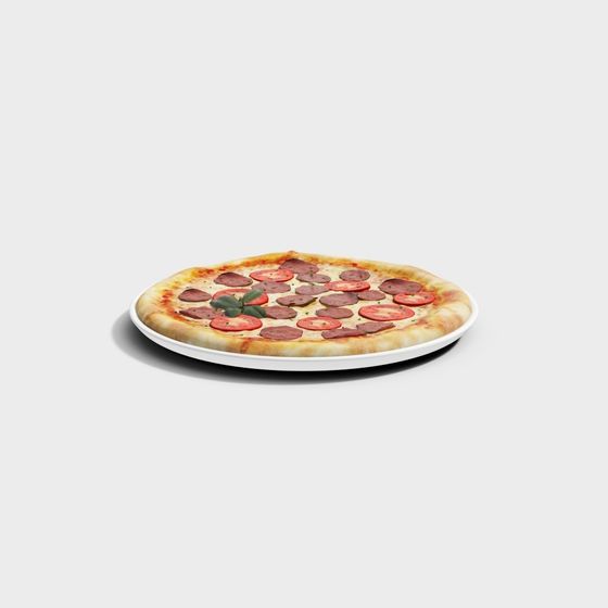 Low Poly Pizza 3D model for Creative Projects