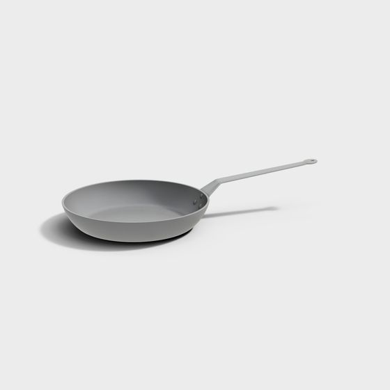 Modern Minimalist Frying Pan 3D Model