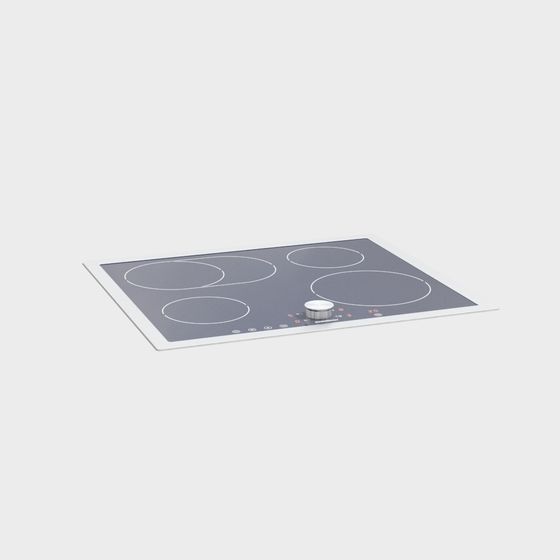 Simple Induction Cooktop 3D model