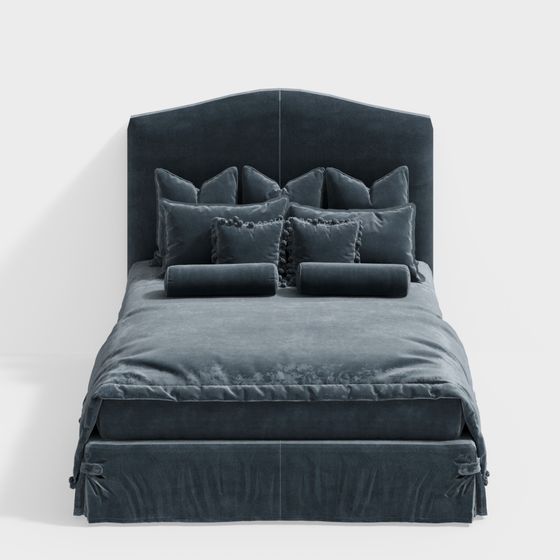 Velvet Dream 3D Model Bed