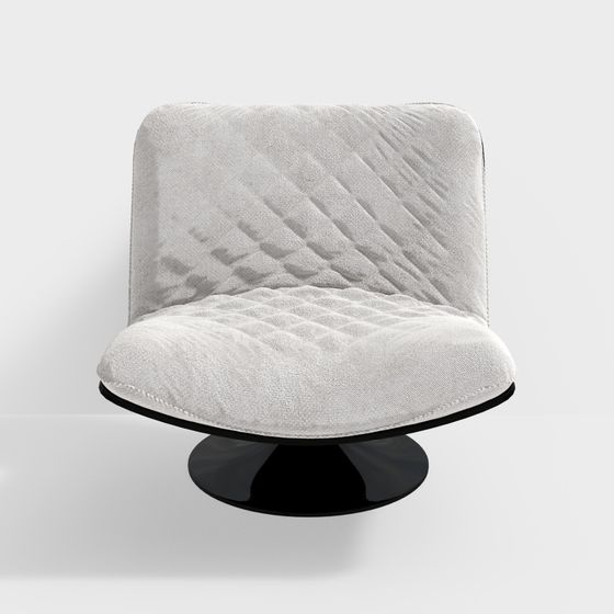 Elegant Swivel Chair 3D model