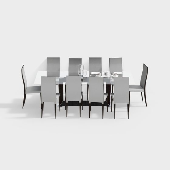 Urban Dining Table 3D model