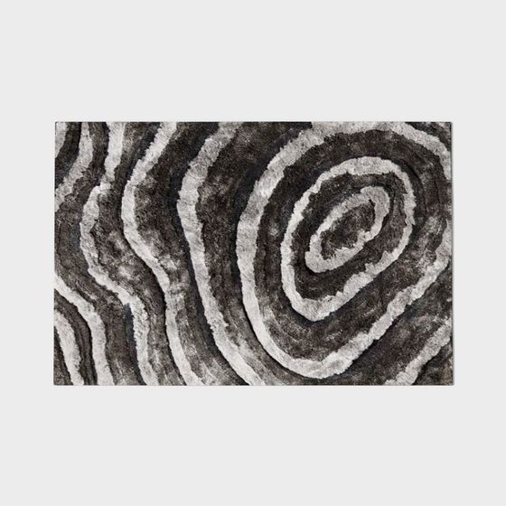 Spiral Rug 3D model with Low Poly Aesthetic