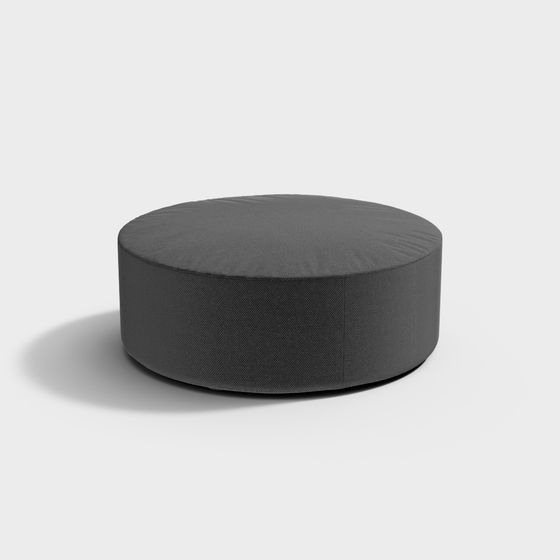 Unique Round Cushion 3D model for Interior Design