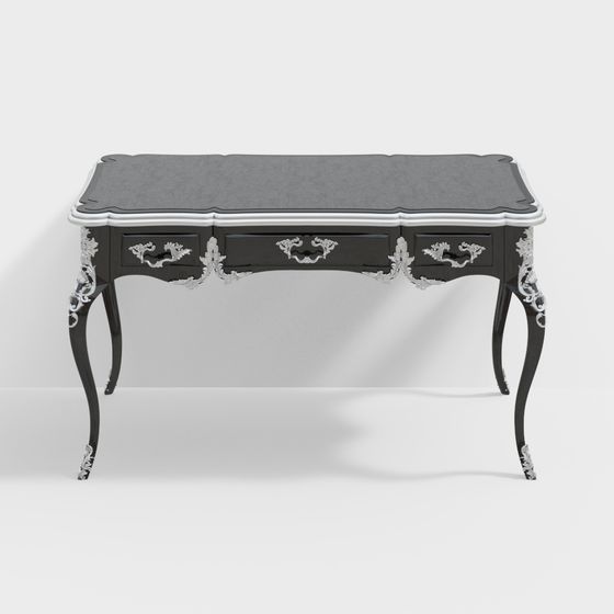 Royal Desk 3D model - Elegant Modern Design