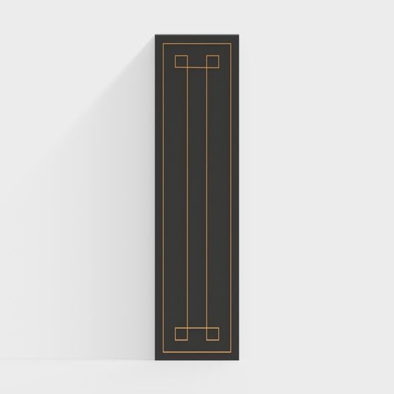 Art Deco Door 3D model for Creative Projects