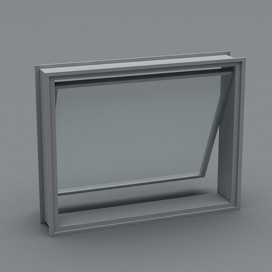 Minimalist Glass Frame 3D Model