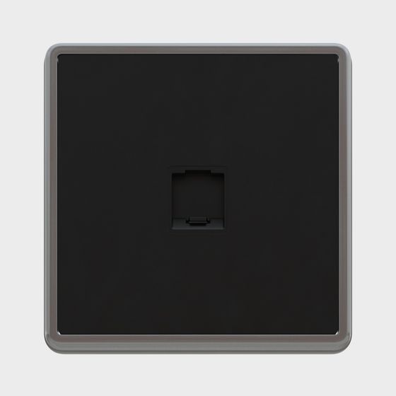 Elegant Low-Polygon Socket 3D Model for Modern Spaces