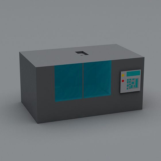 Industrial Control Cabinet 3D model