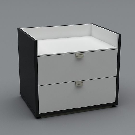 Urban Corner File Cabinet 3D model