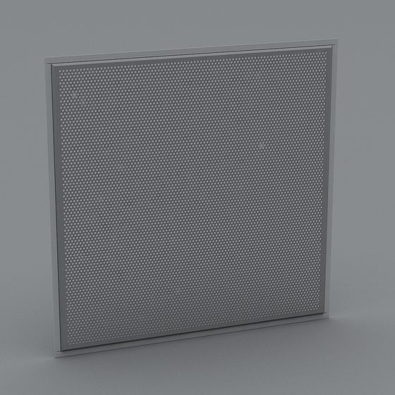 Perforated Panel 3D model
