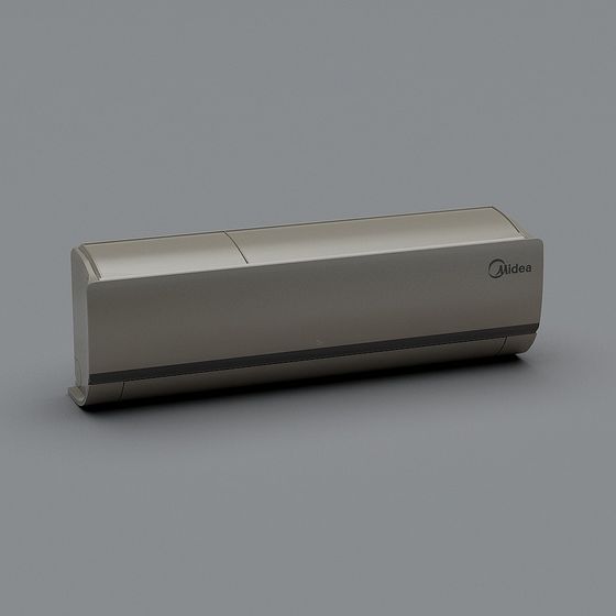 Elegant Midea Air Conditioner 3D model for Modern Spaces