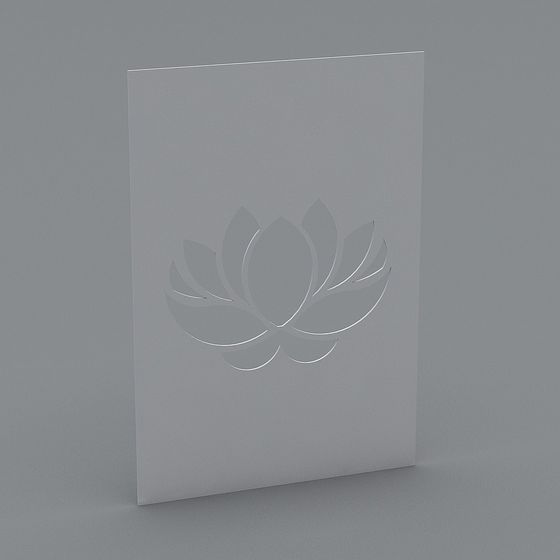 Lotus Panel 3D model