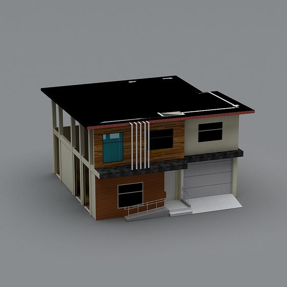 Urban Oasis Modern Residential 3D model