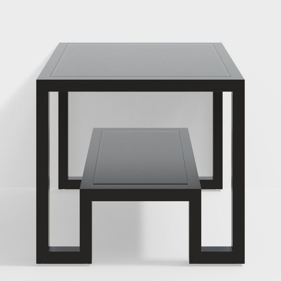 Minimalist Floating Cube 3D model