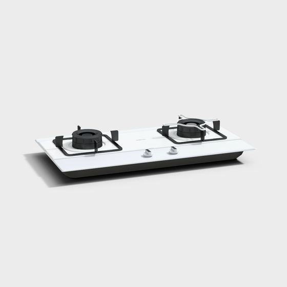 Sleek Gas Stove 3D Model for Modern Kitchens