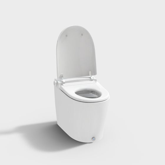 Smart Toilet 3D Model for Modern Aesthetics