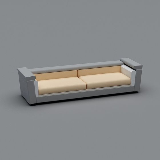 Modern Low-Poly Sofa 3D model