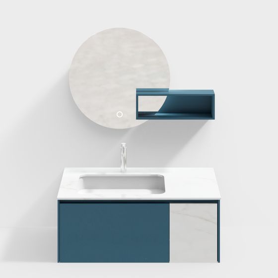 Modern Elegant Bathroom Vanity 3D model