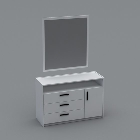 Minimalist Dressing Table 3D model